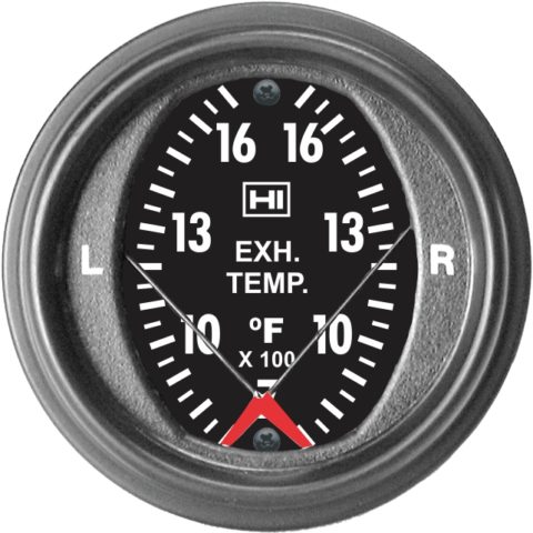 Dual Pyrometer Gauge, 2″ 700-1700 °F | Hewitt Industries